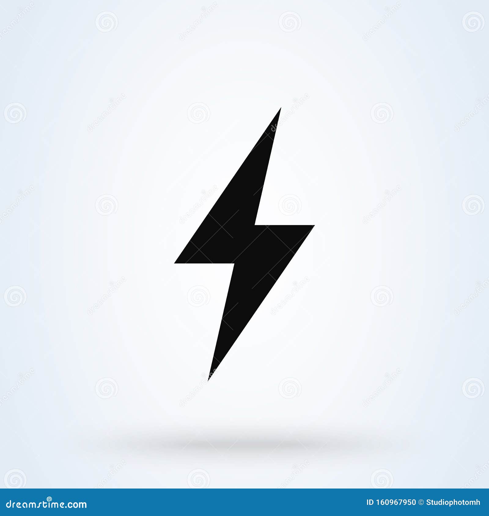 Thunder and Lightning. Simple Vector Modern Icon Design Illustration ...