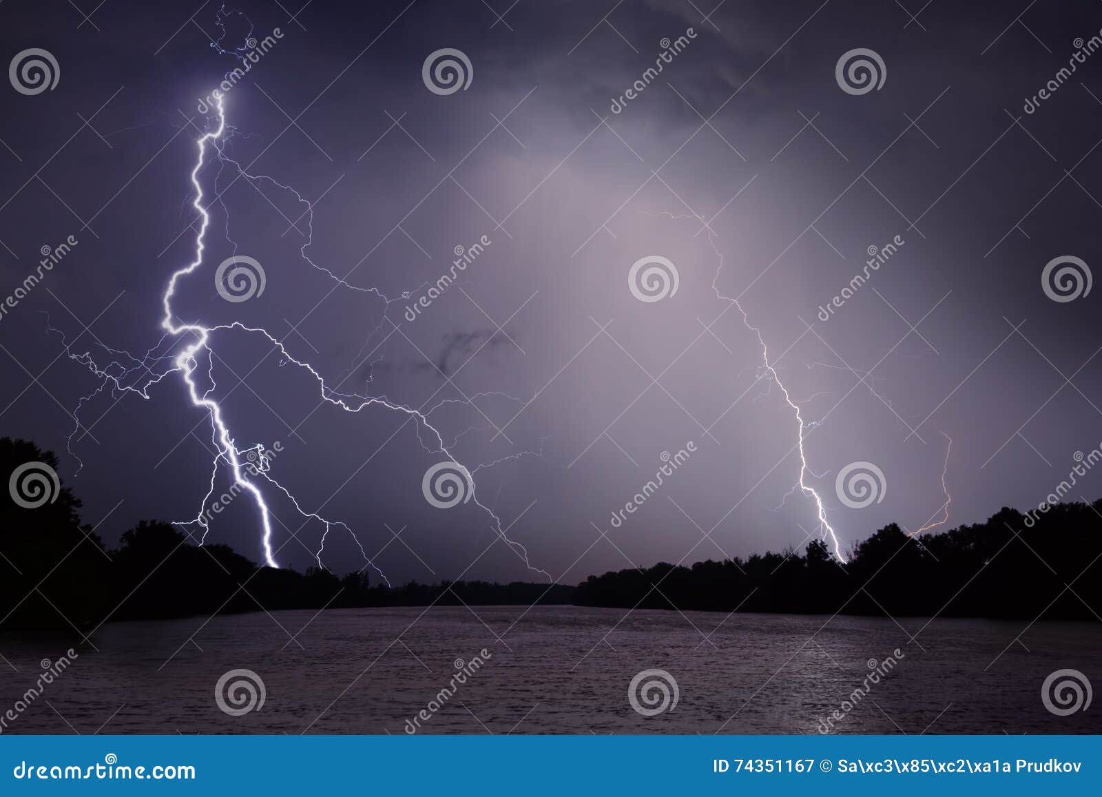 348 Dark Storm Sky Over Night River Stock Photos - Free & Royalty-Free ...