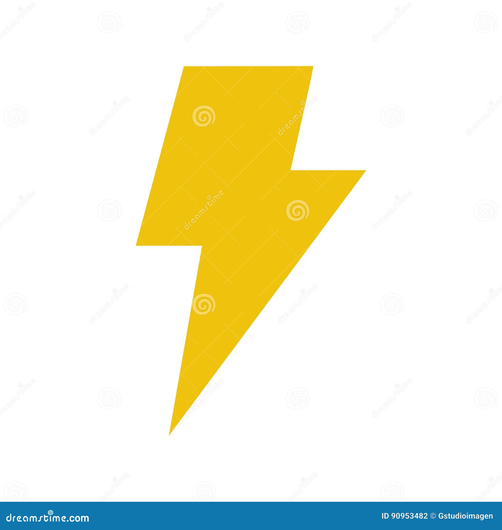 Thunder ray isolated icon stock vector. Illustration of shape - 90953482