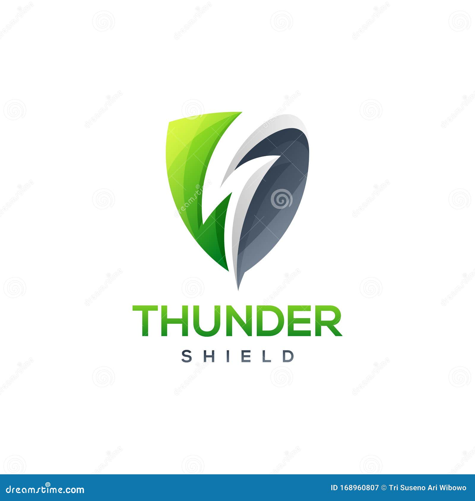 Thunder Shield Logo Design Vector Illustrations Stock Illustration - Illustration of concept ...