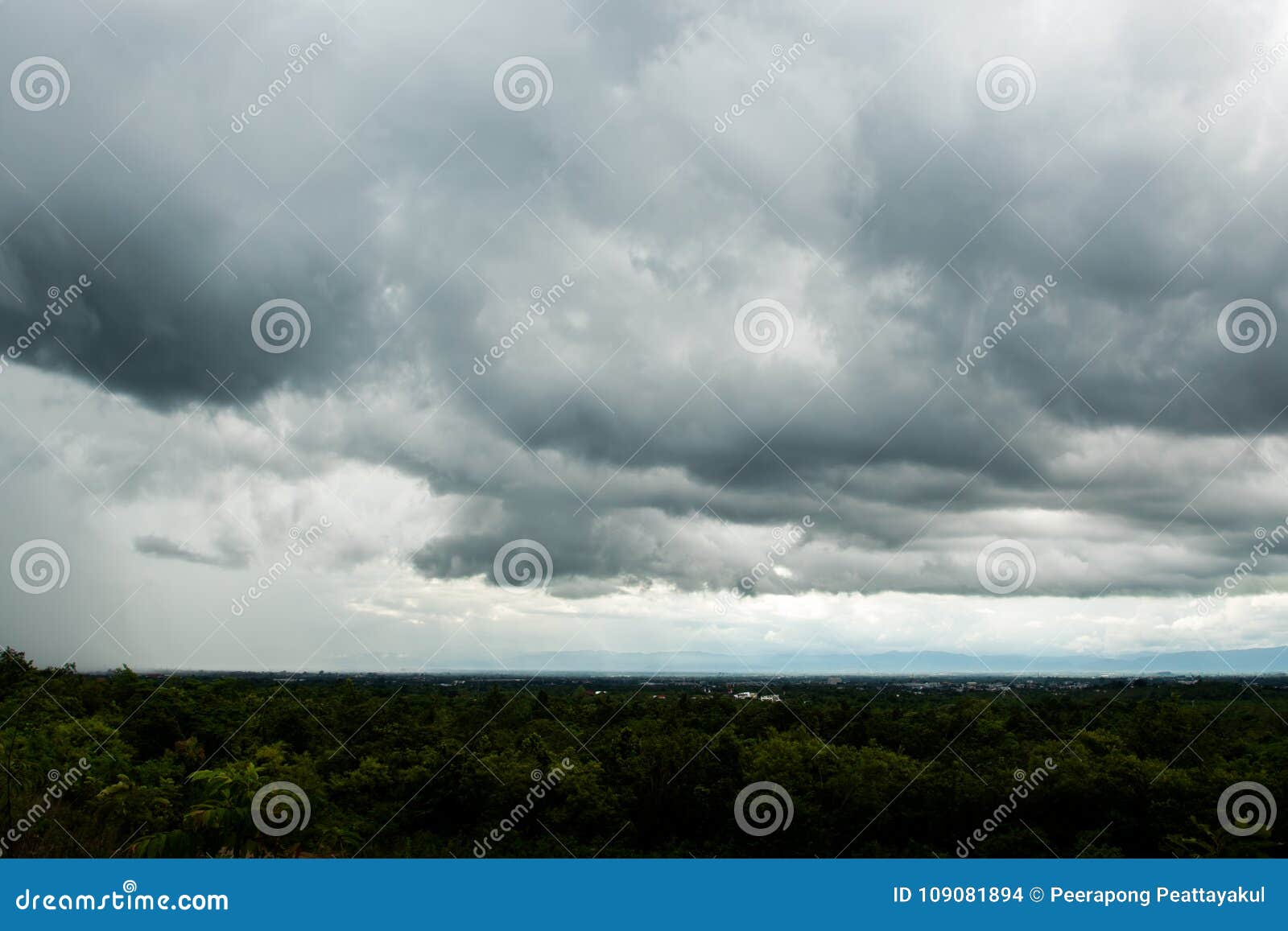Thunder Strom Sky Rain Clouds. Stock Photo - Image of heaven, natural ...