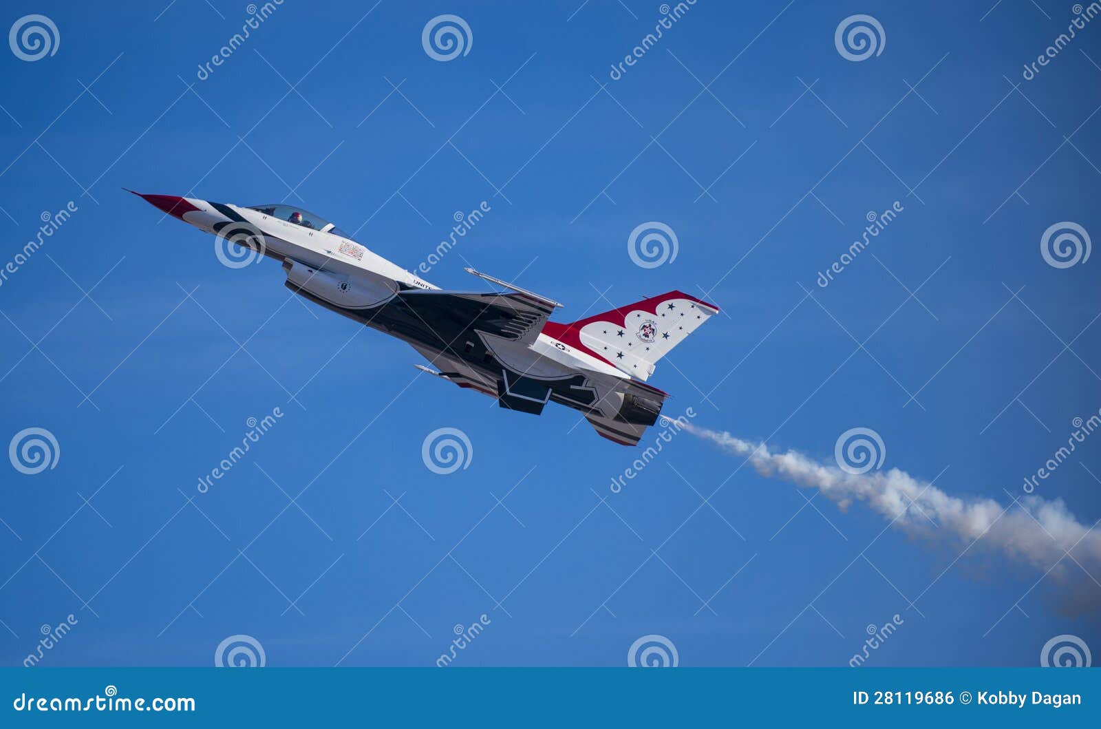 Thunderbird editorial photo. Image of military, plane - 28119686