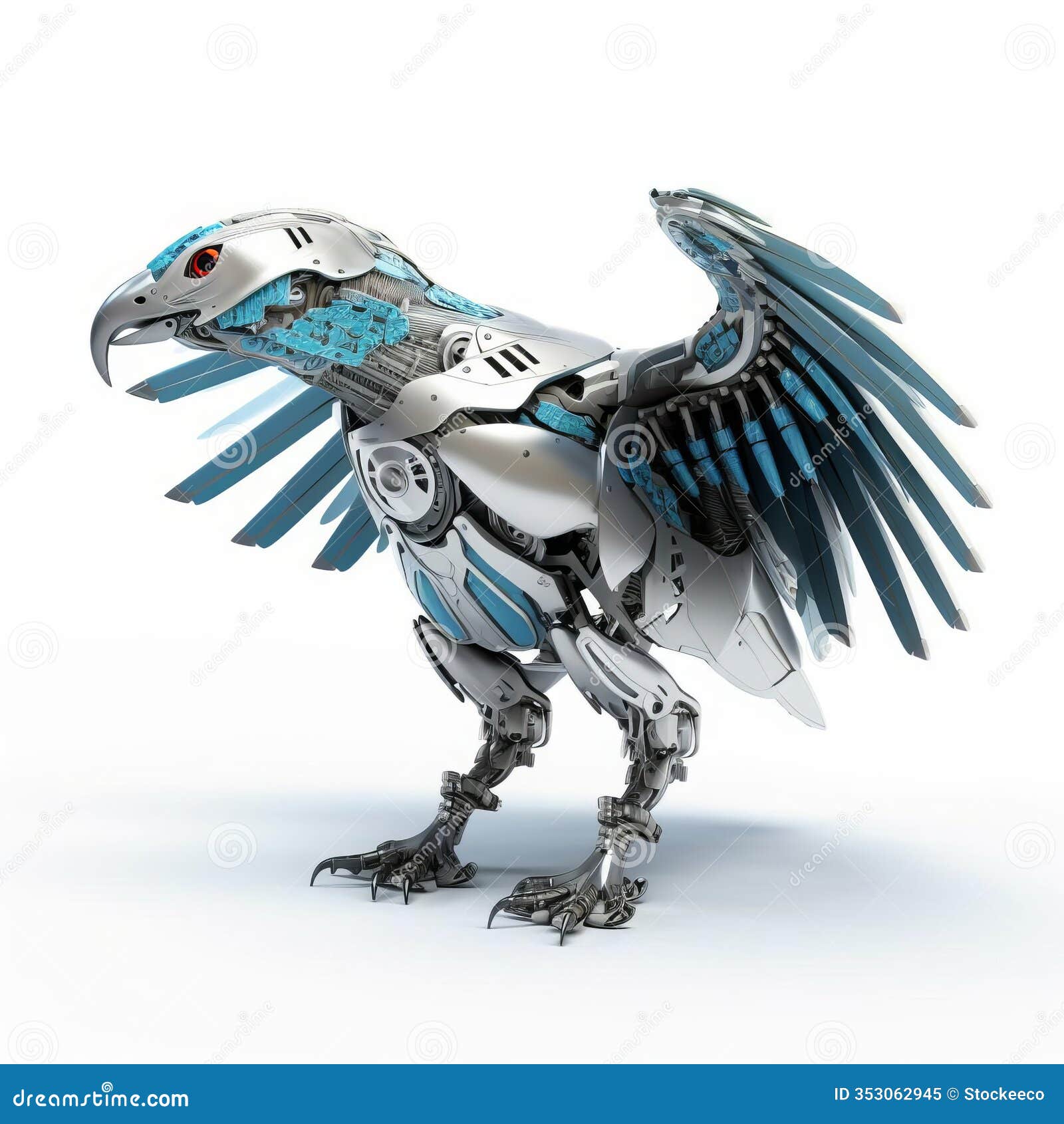 High-quality 3d Thunderbird Full Body Isolated Background Image Stock ...