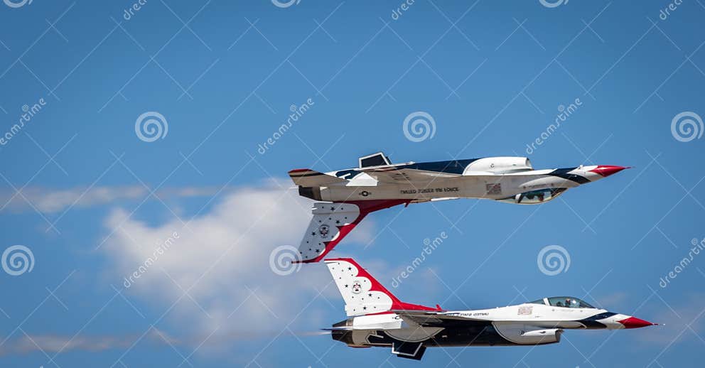 United States Air Force Thunderbirds Jets Editorial Stock Photo - Image ...