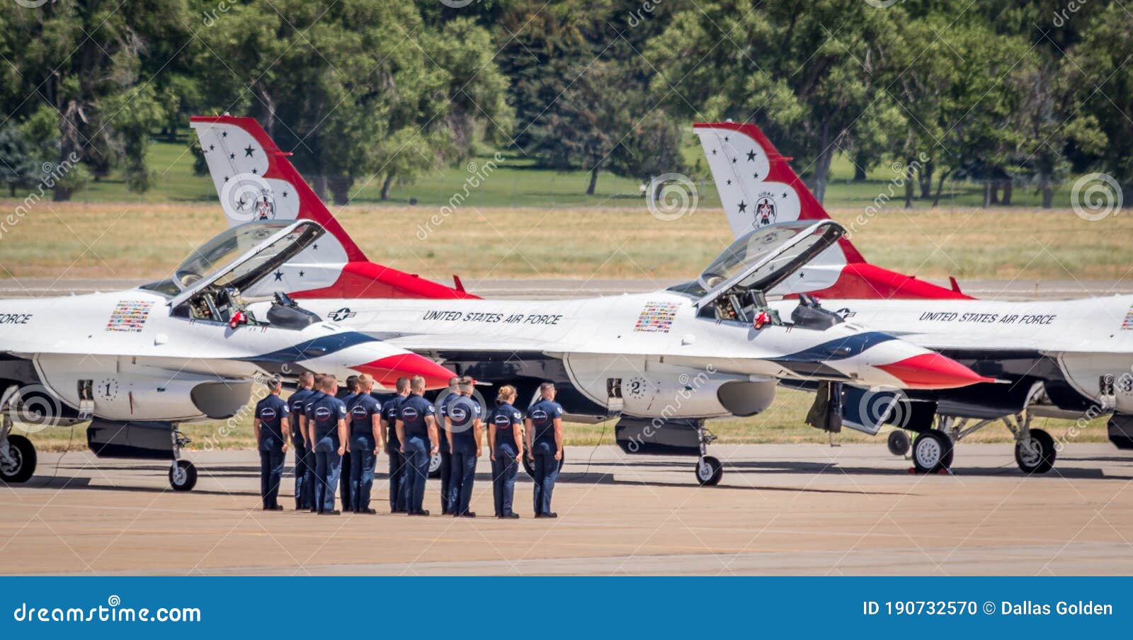 Thunderbirds Pilots Getting Sworn in Editorial Image - Image of ...