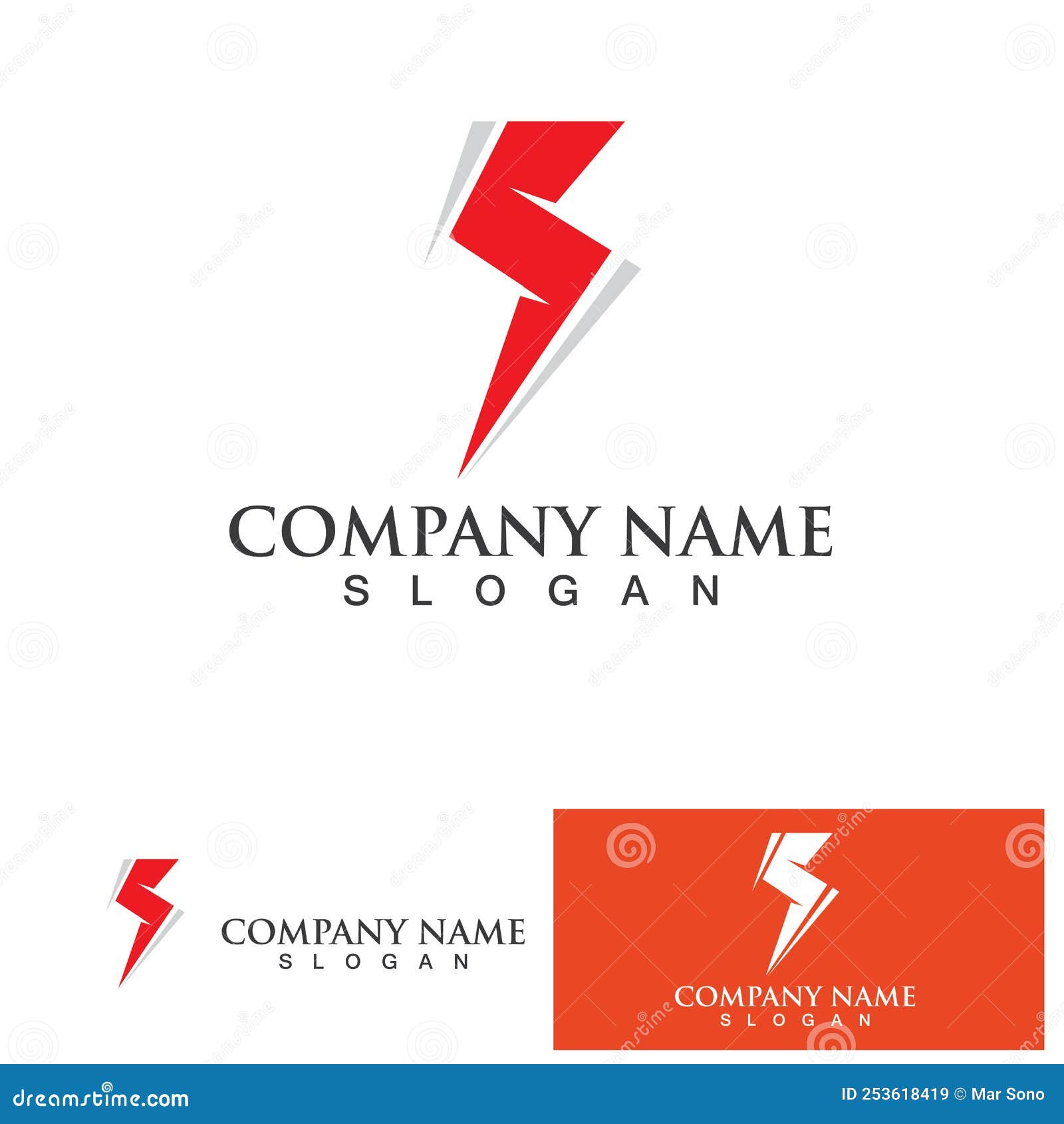 Thunderbolt Logo and Symbol Vector Stock Vector - Illustration of ...