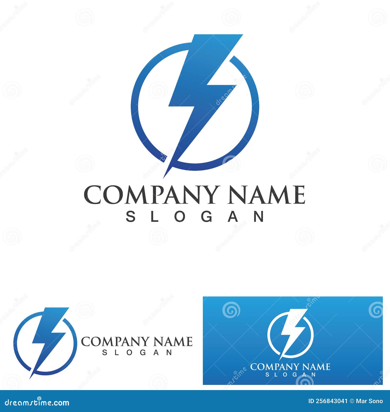Thunderbolt Logo and Symbol Vector Stock Vector - Illustration of ...