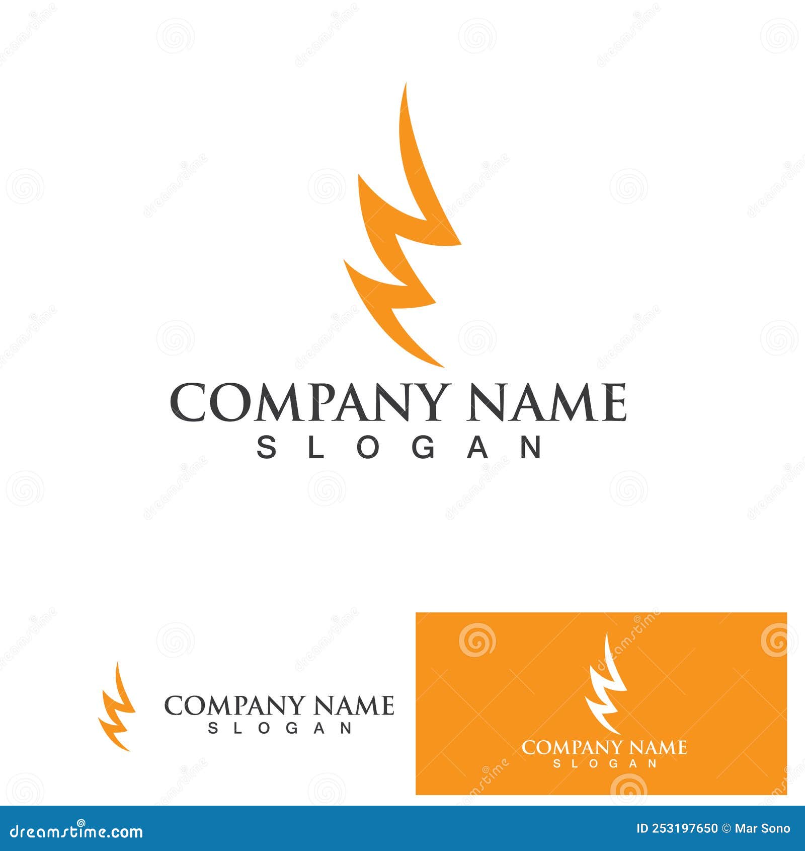 Thunderbolt Logo and Symbol Vector Stock Vector - Illustration of ...