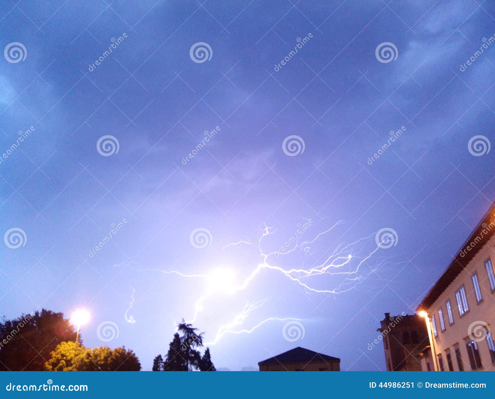A thunderbolt stock image. Image of storm, thunderbolt - 44986251