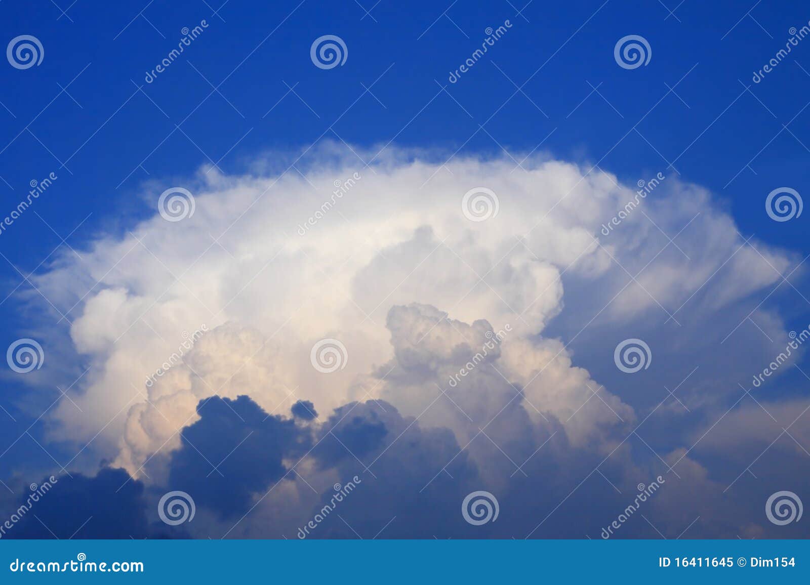 Thundercloud stock image. Image of evening, blue, freakish - 16411645