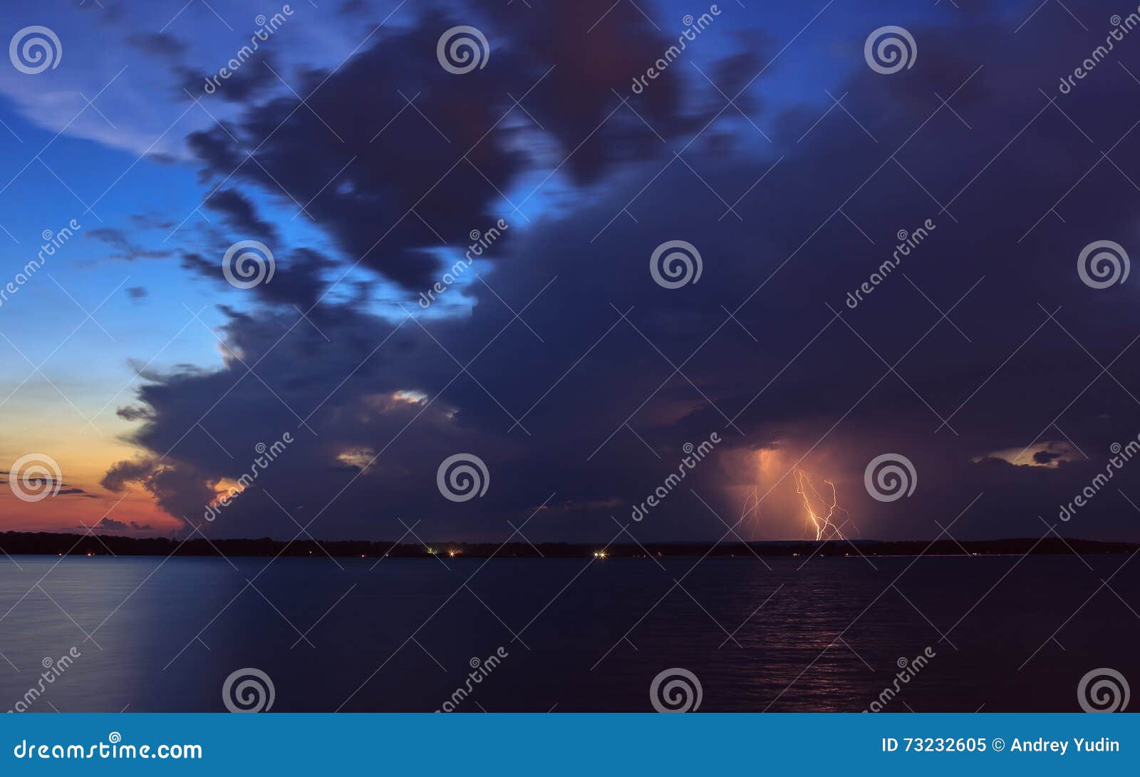 Thundercloud Overshadows the Sun Stock Image - Image of nphoto, long ...
