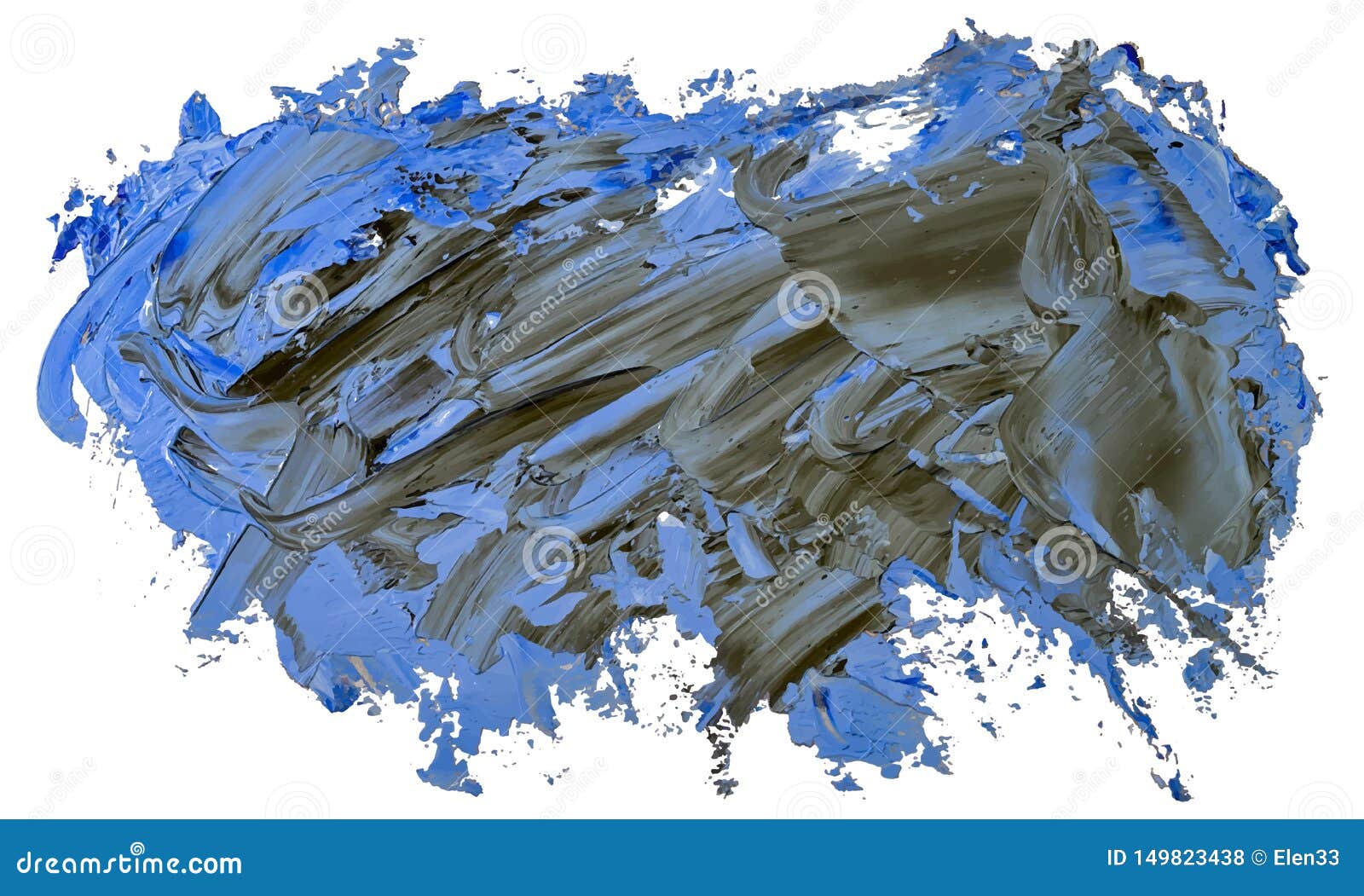 Spotted Paint Blob Background With Grunge Texture And Paint Spatter ...