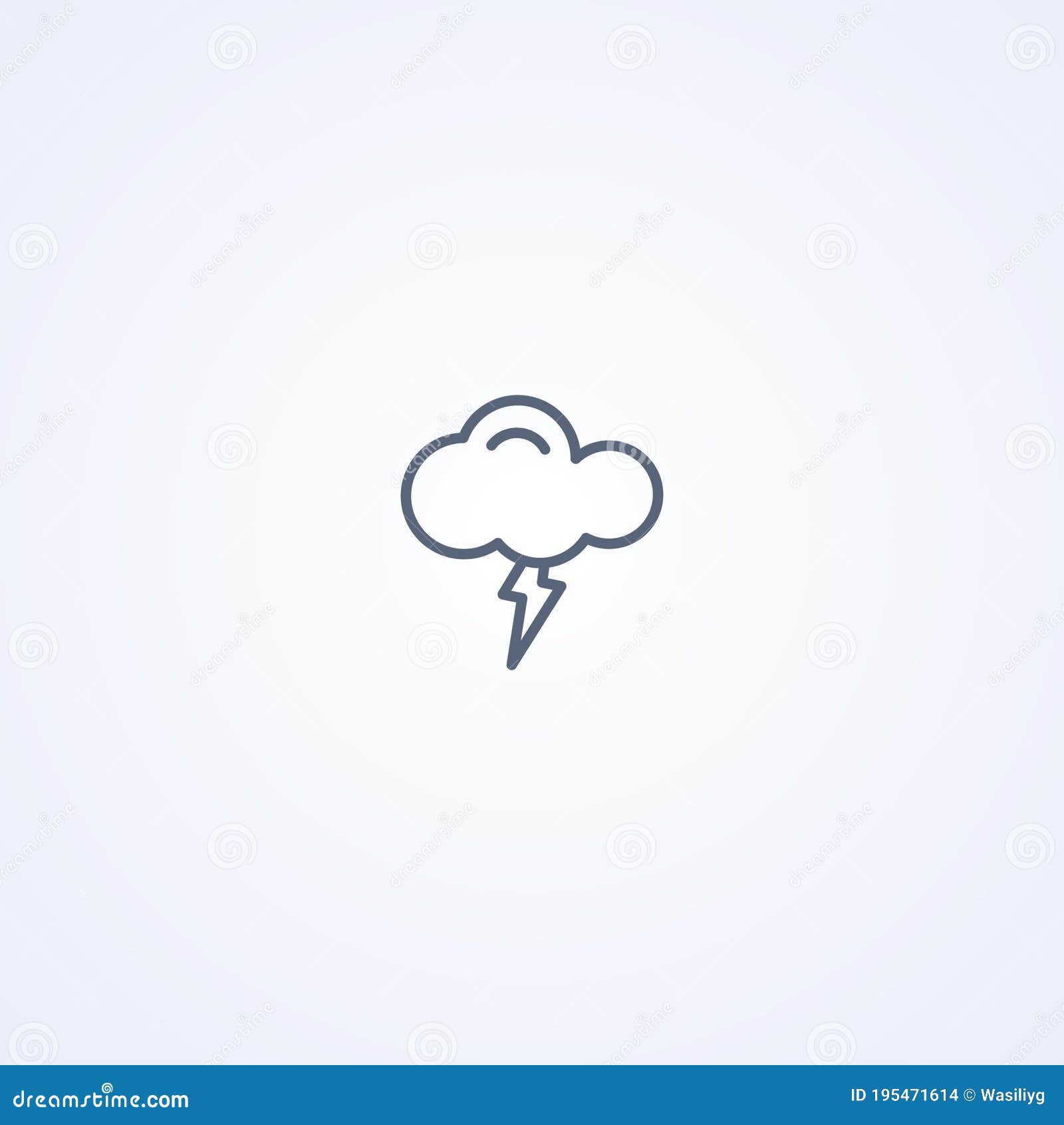 Thunderstorm Vector Illustration. Labeled Educational Wind Cloud ... Thunderstorm Vector Illustration. Labeled Educational Wind Cloud ...