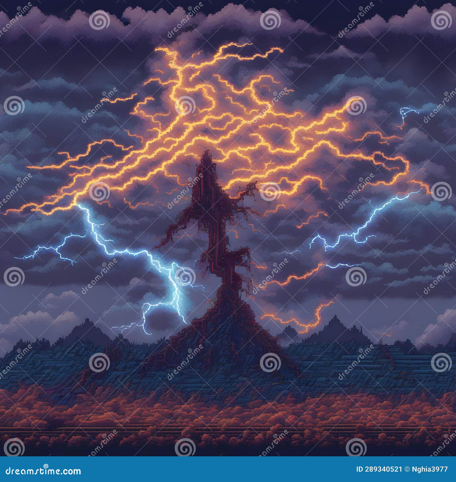 Lightning Dances in Chaotic Patterns, As If the Very Fabric of Reality ...