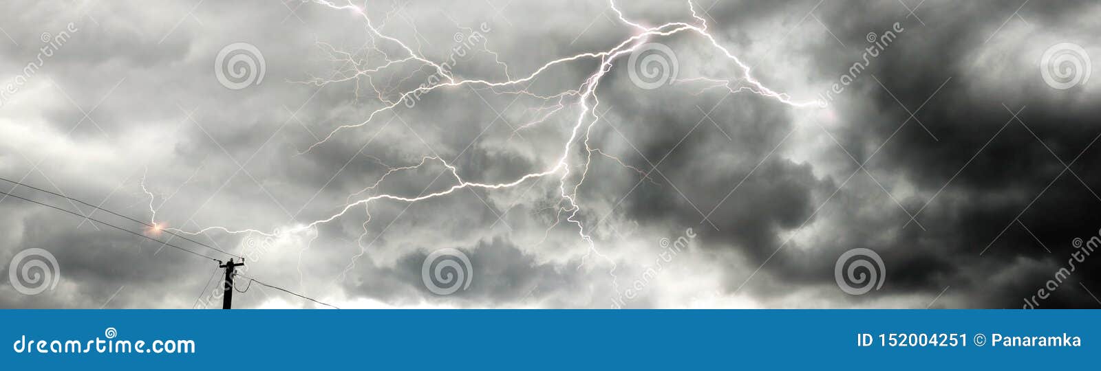 Thunderclouds in the Mountains Stock Image - Image of landscape ...