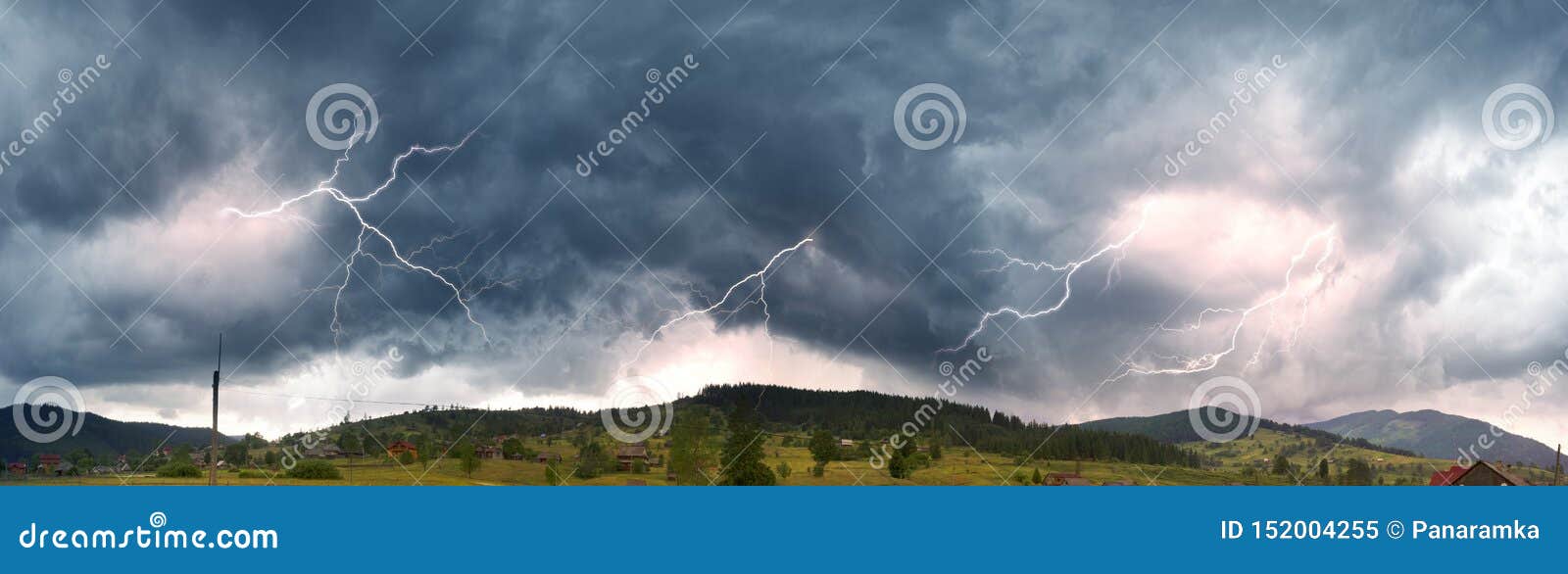 Thunderclouds in the Mountains Stock Image - Image of peak, dramatic ...
