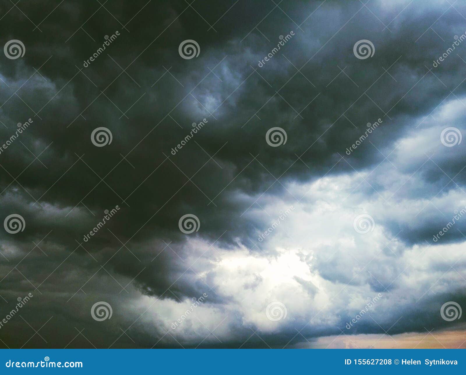 Thunderhead that is Floating Stock Photo - Image of backgrounds, storm ...