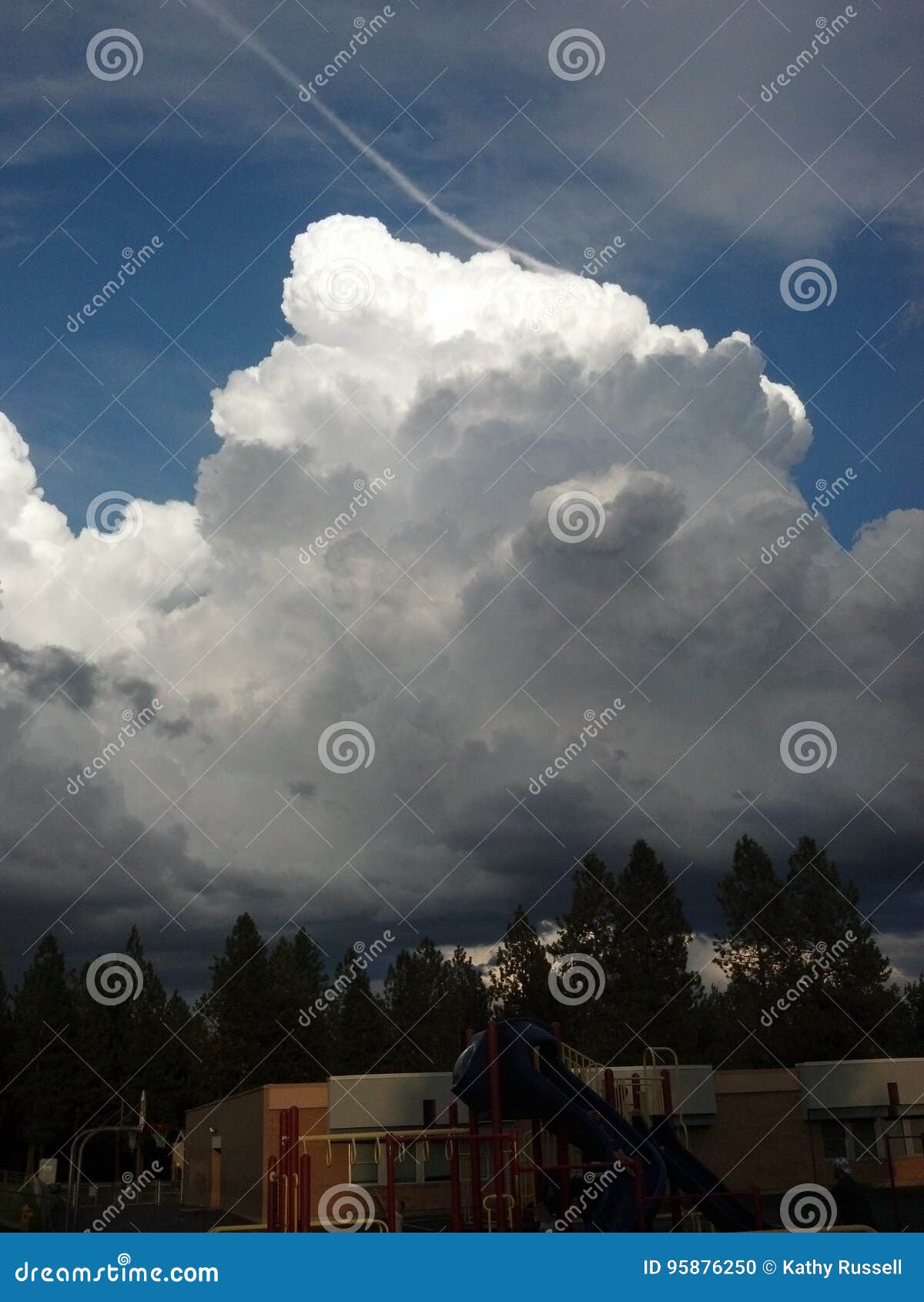 Thunderhead stock photo. Image of blue, thunderhead, storm - 95876250