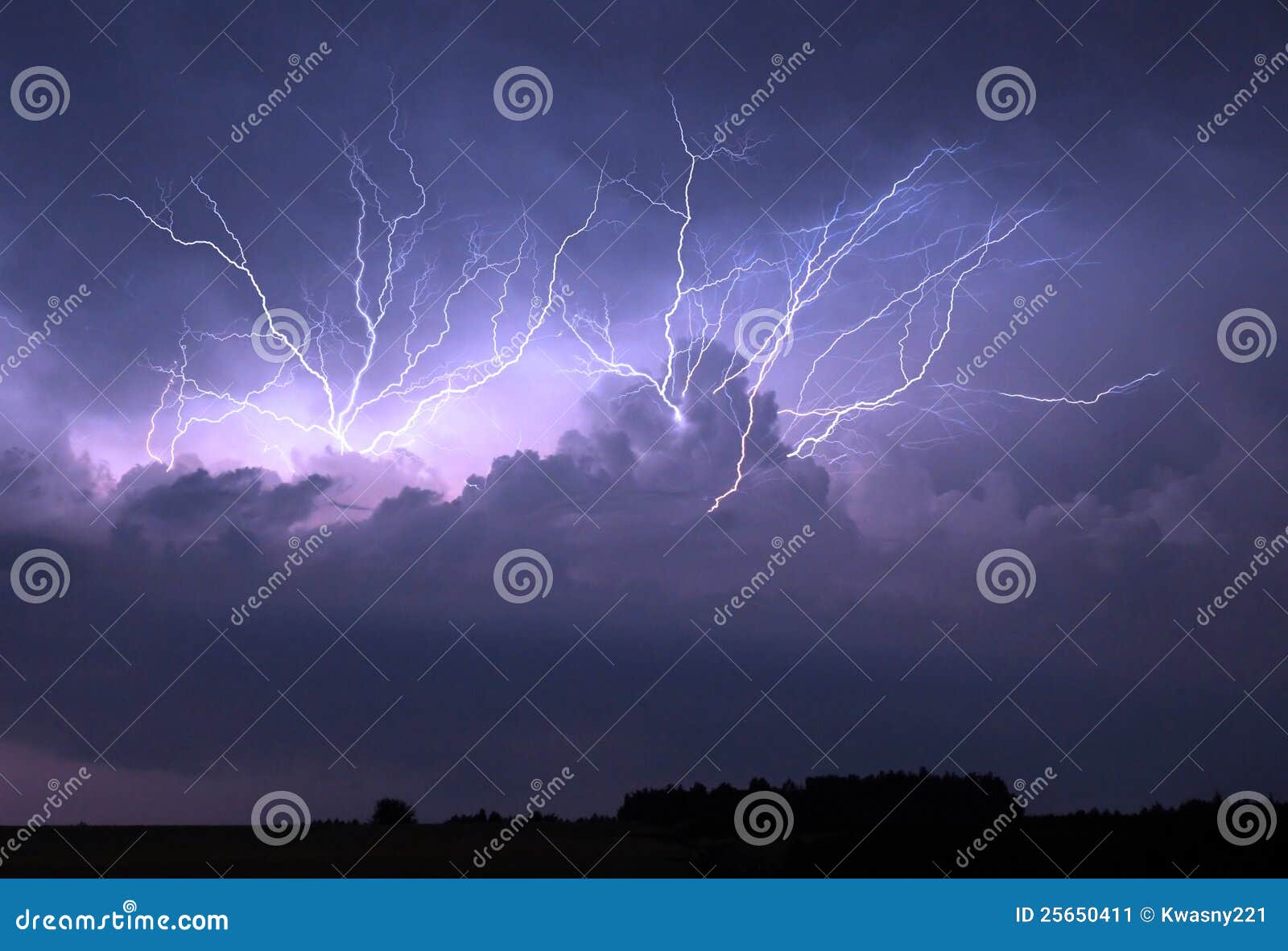 Thunderstorm stock image. Image of charge, blue, climate - 25650411