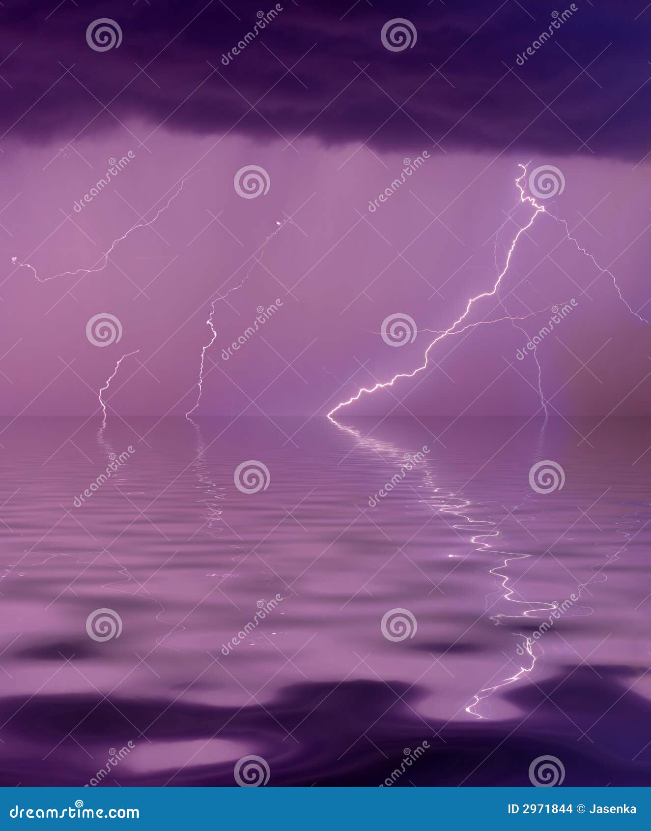 Thunderstorm stock photo. Image of lightning, style, cloud - 2971844