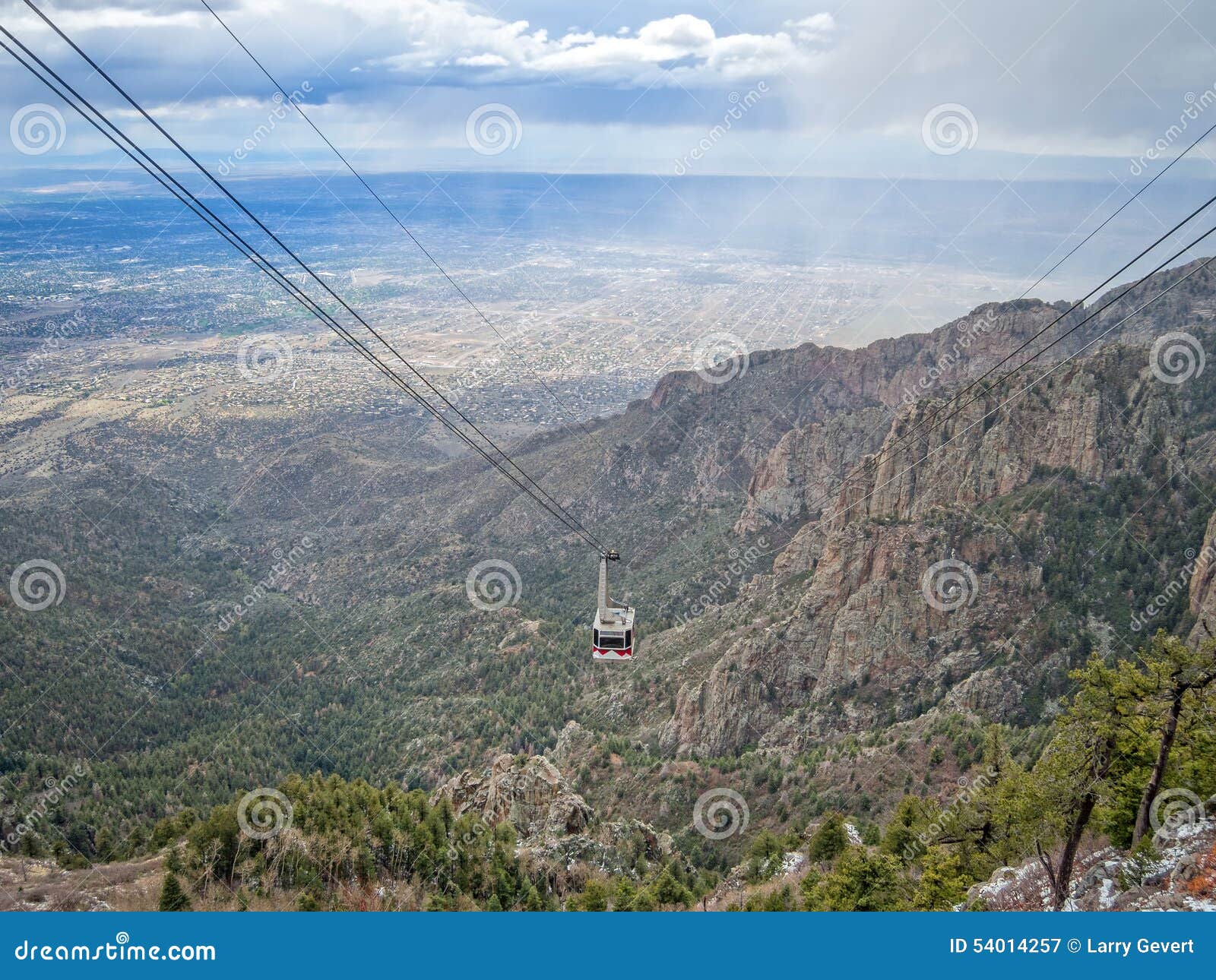 Thunderstorm, Albuquerque, New Mexico Stock Image - Image of rope ...
