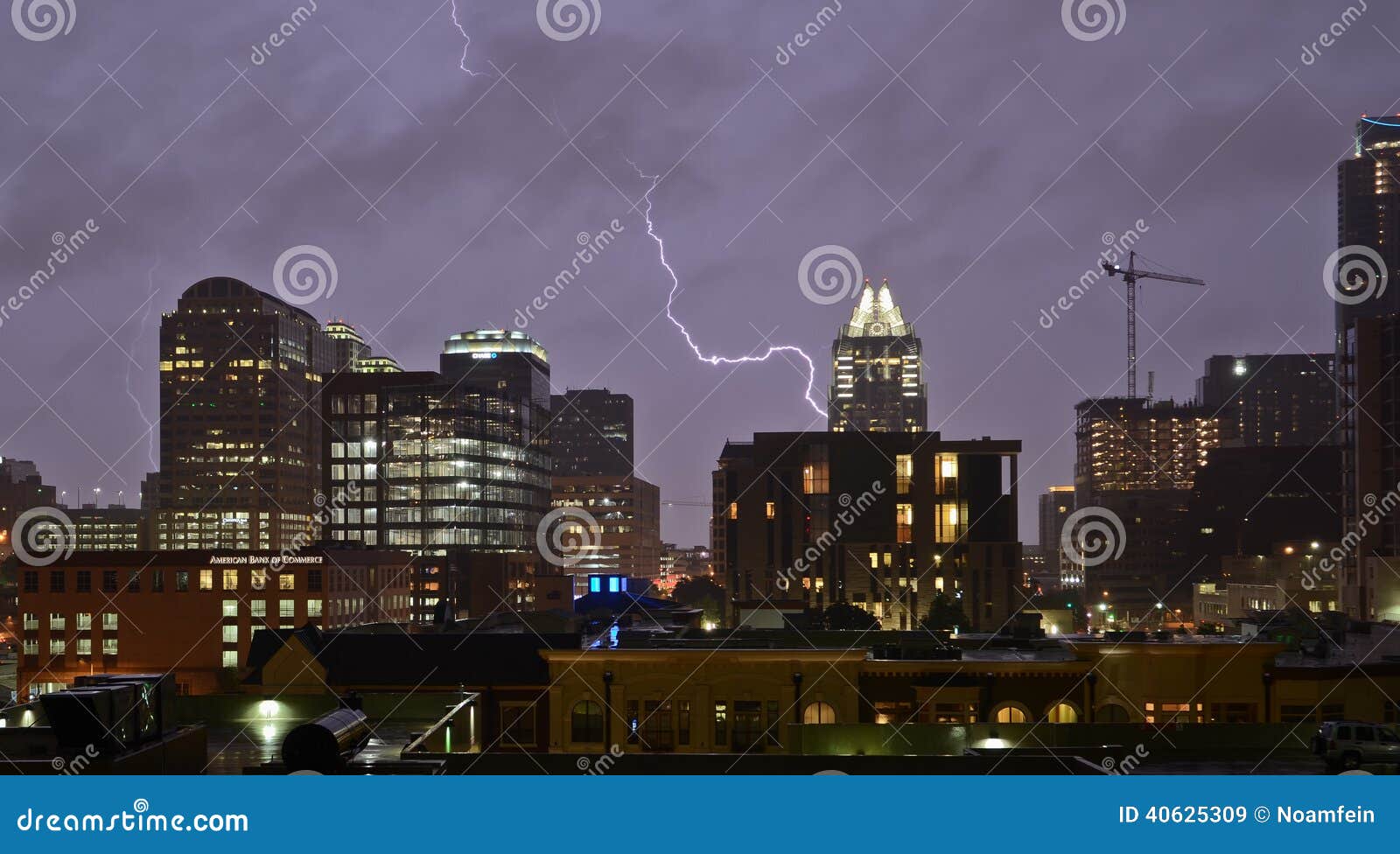 Thunderstorm in Austin Texas Editorial Stock Image - Image of dramatic ...