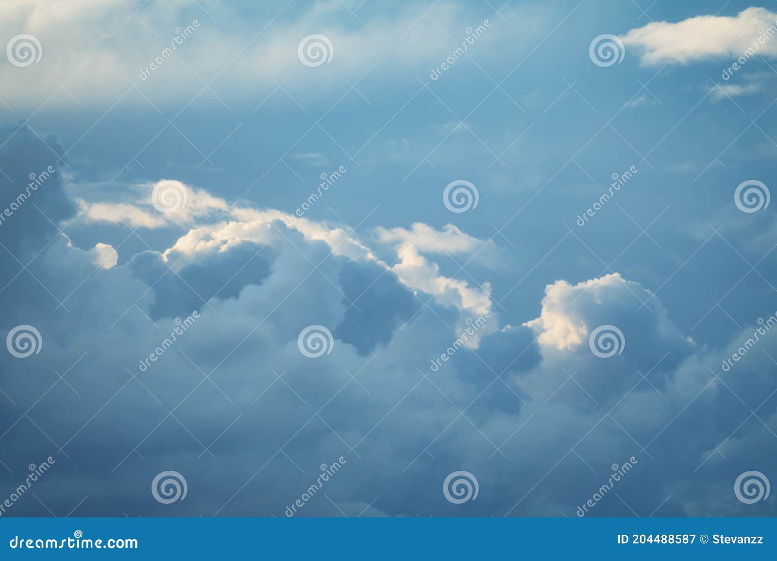 Thunderstorm Cloud in the Sky at Sunset Texture Background Stock Image ...