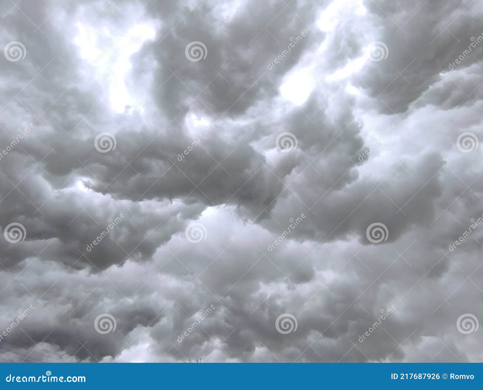 Thunderstorm Gray Clouds Backdrop Stock Photo - Image of cloud, dark ...