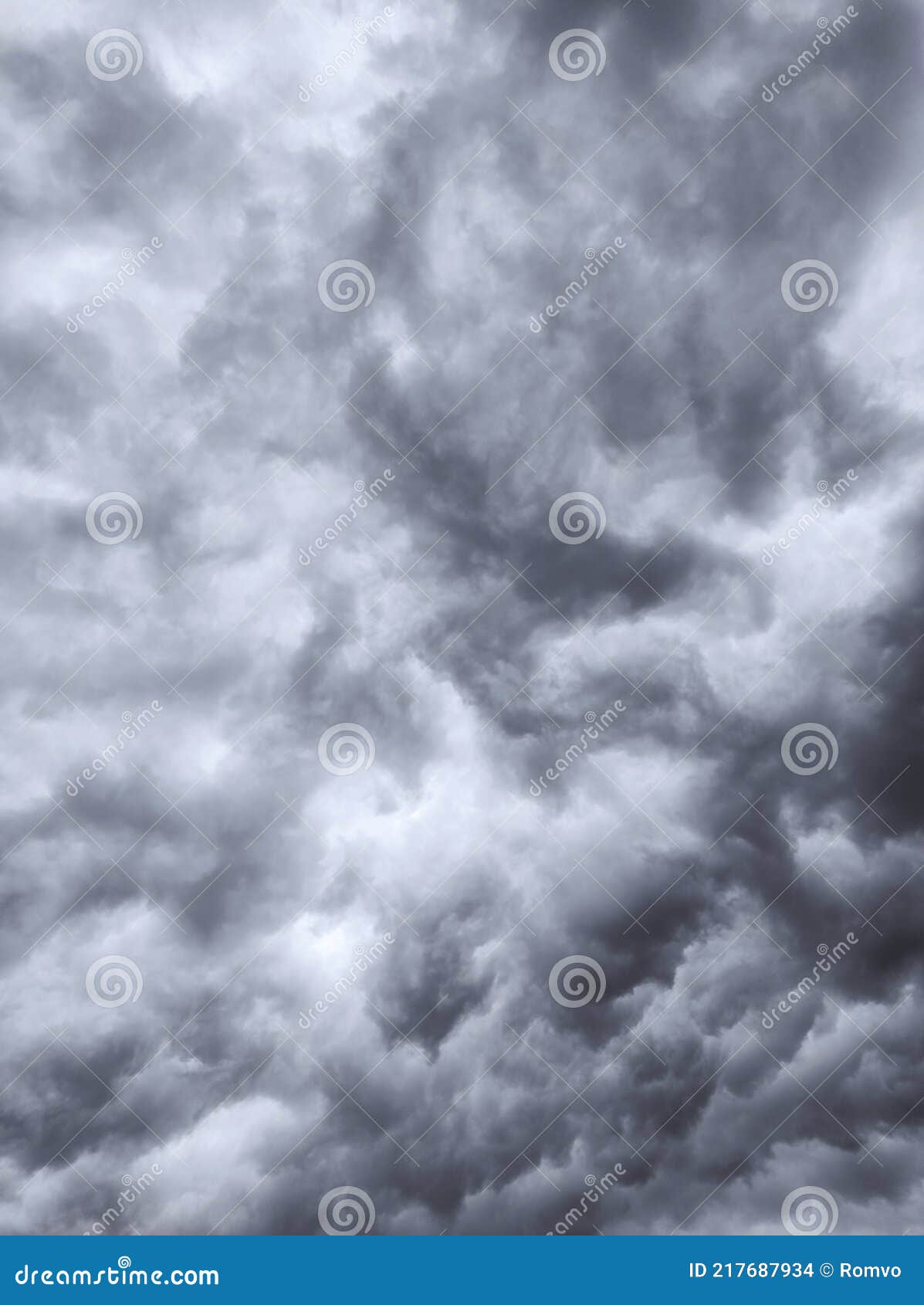 Thunderstorm Gray Clouds Sky Background Stock Photo - Image of heavy ...