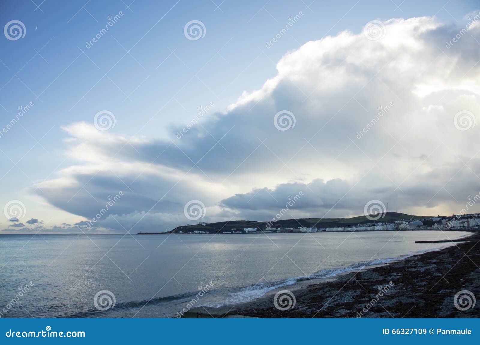 Thunderstorm Over Douglas Bay Isle of Man Stock Image - Image of races ...