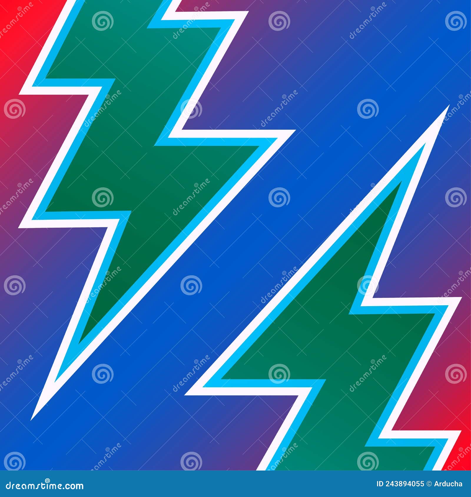 Thunderstorm Pattern. Elegant Three Dimensions Background Stock Vector ...