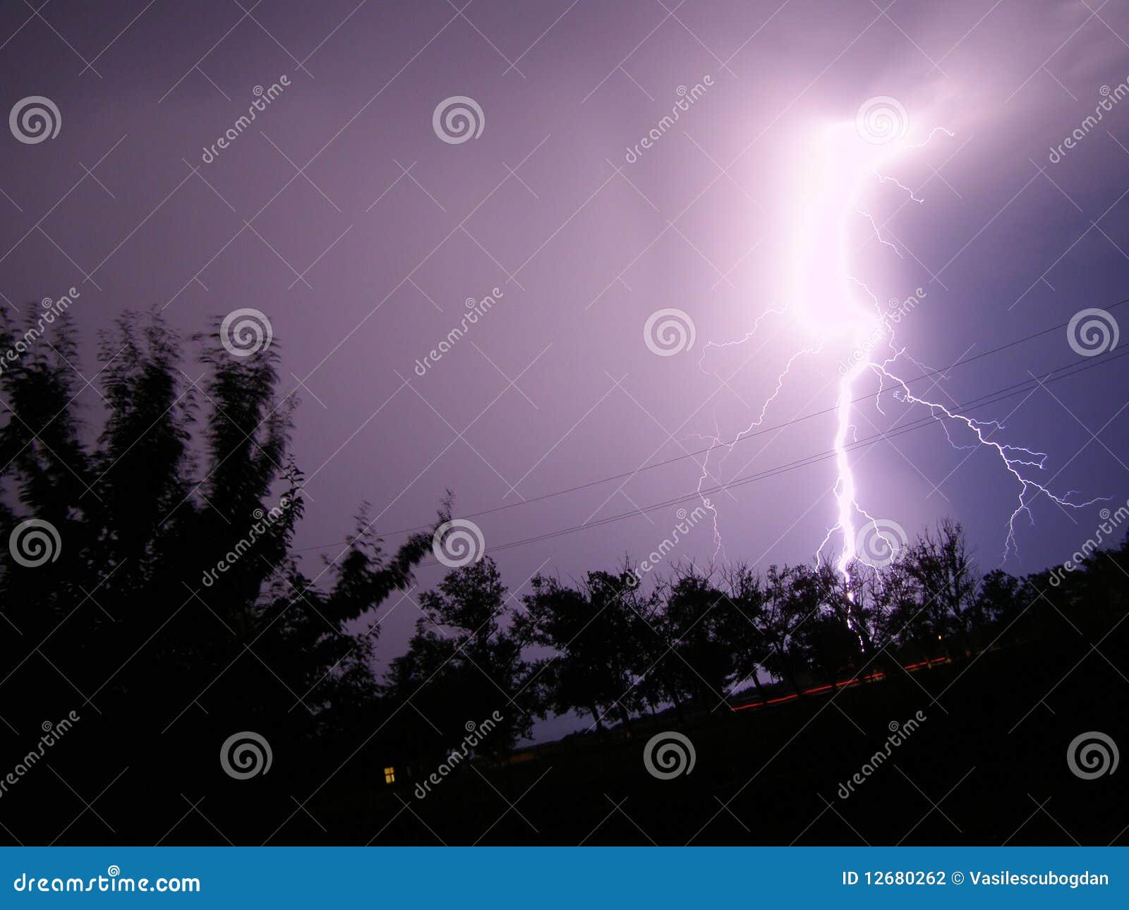 Thunderstruck stock photo. Image of abstract, superb - 12680262