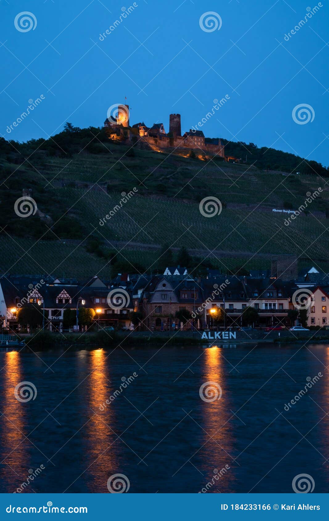 Thurant Castle Above the Village Alken Editorial Photo - Image of ...