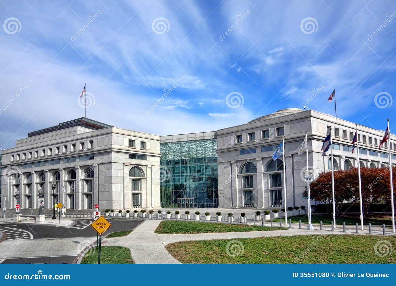 Thurgood Marshall Federal Judiciary Building I DC Arkivfoto - Bild av centrala, huvud: 35551080