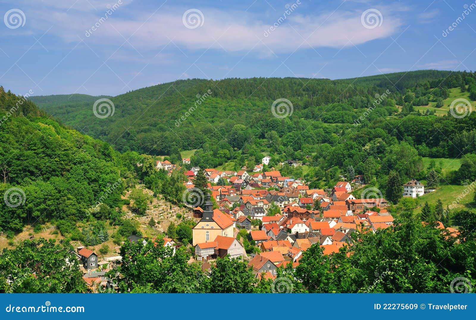 Thuringia,East germany stock image. Image of typical - 22275609