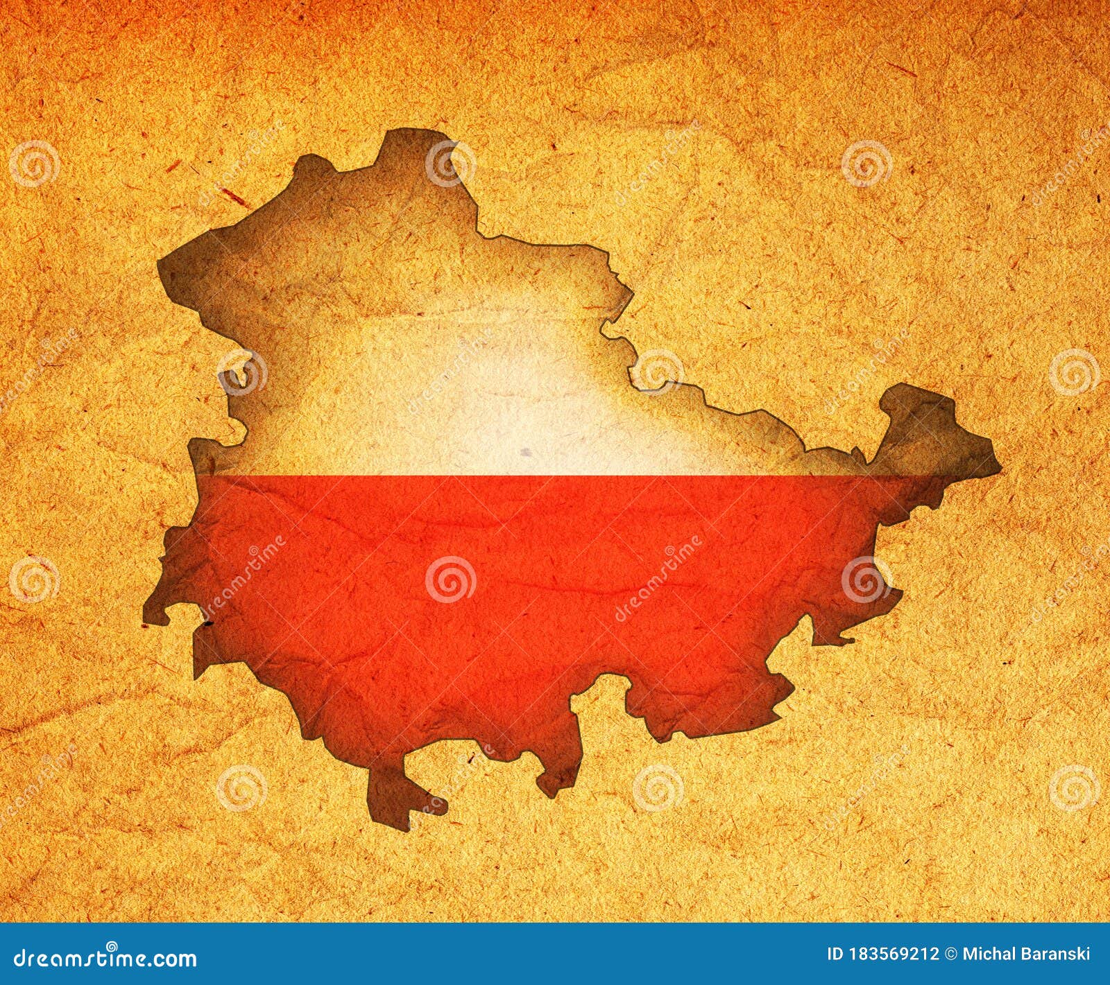 Thuringia region map stock illustration. Illustration of thuringia ...