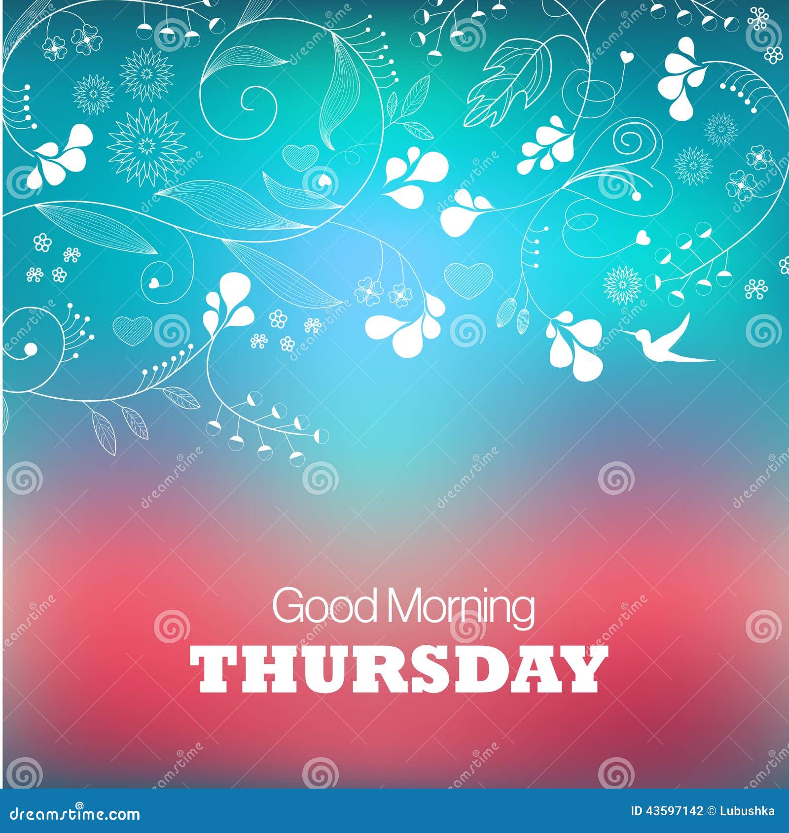 Thursday stock vector. Illustration of abstract, design - 43597142