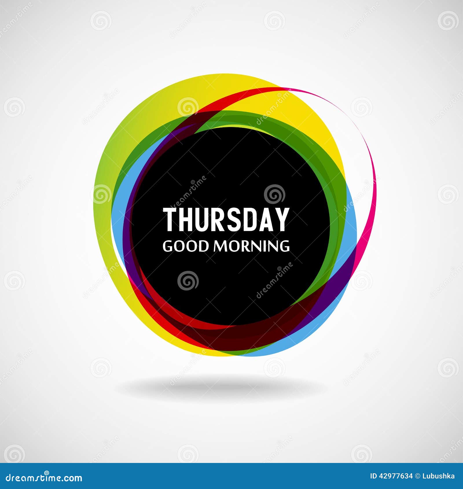 Thursday stock vector. Illustration of sign, abstract - 42977634