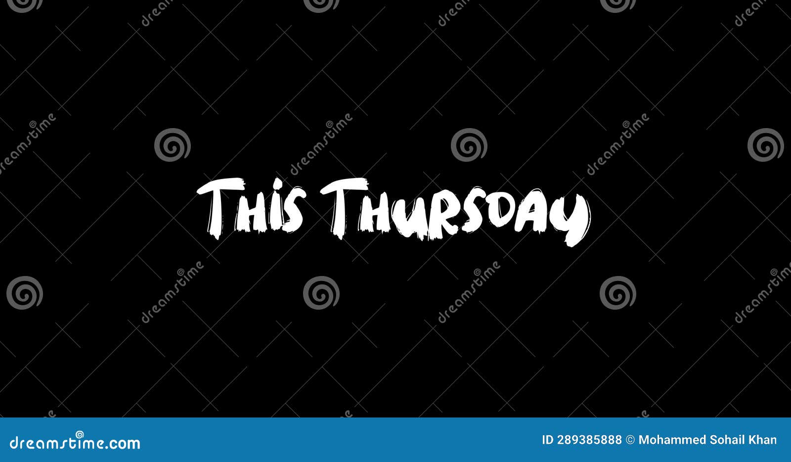 This Thursday Grunge Transition Effect of Text Typography Animation on ...