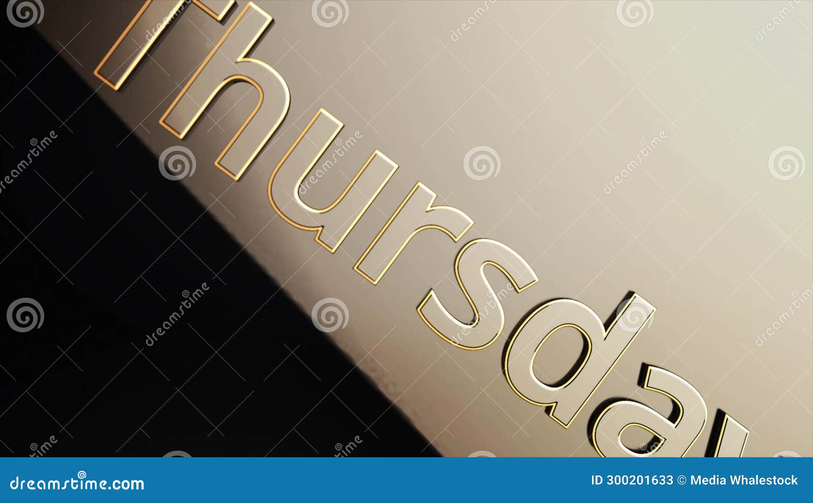 Thursday Title. Word Thursday Animation Stock Video - Video of calendar ...