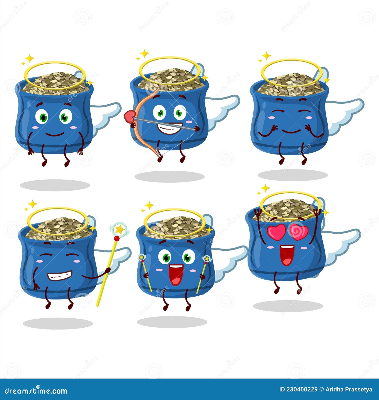 Thyme Cartoon Character With Love Cute Emoticon Vector Illustration ...