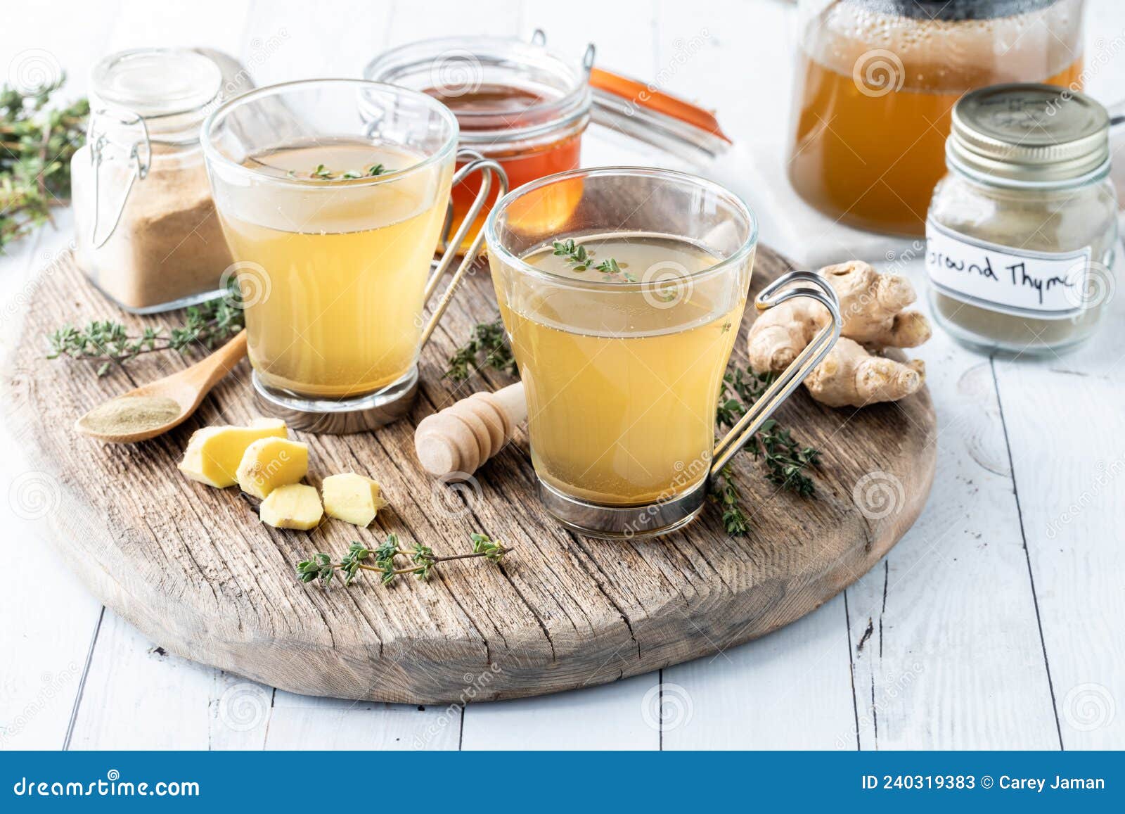 Thyme and Ginger Medicinal Elixir for Lung and Respiratory System ...