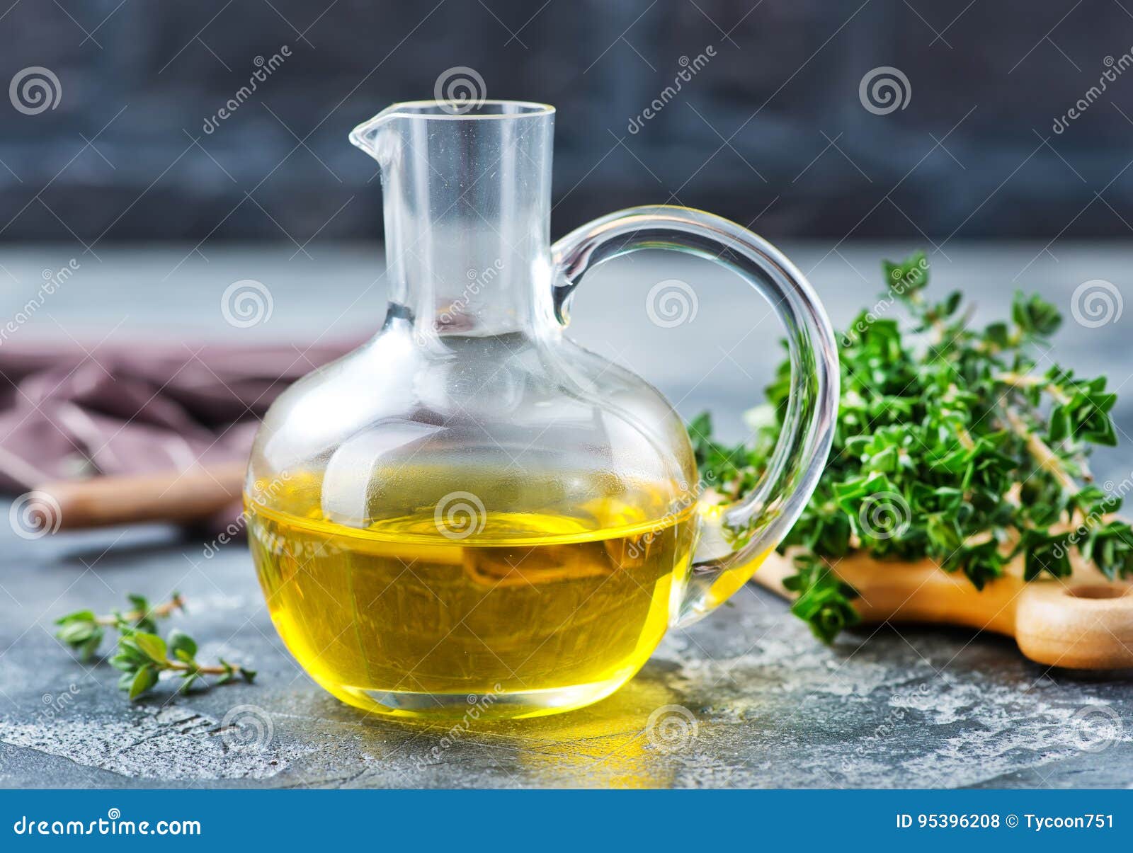 Thyme oil stock photo. Image of green, aroma, garden - 95396208