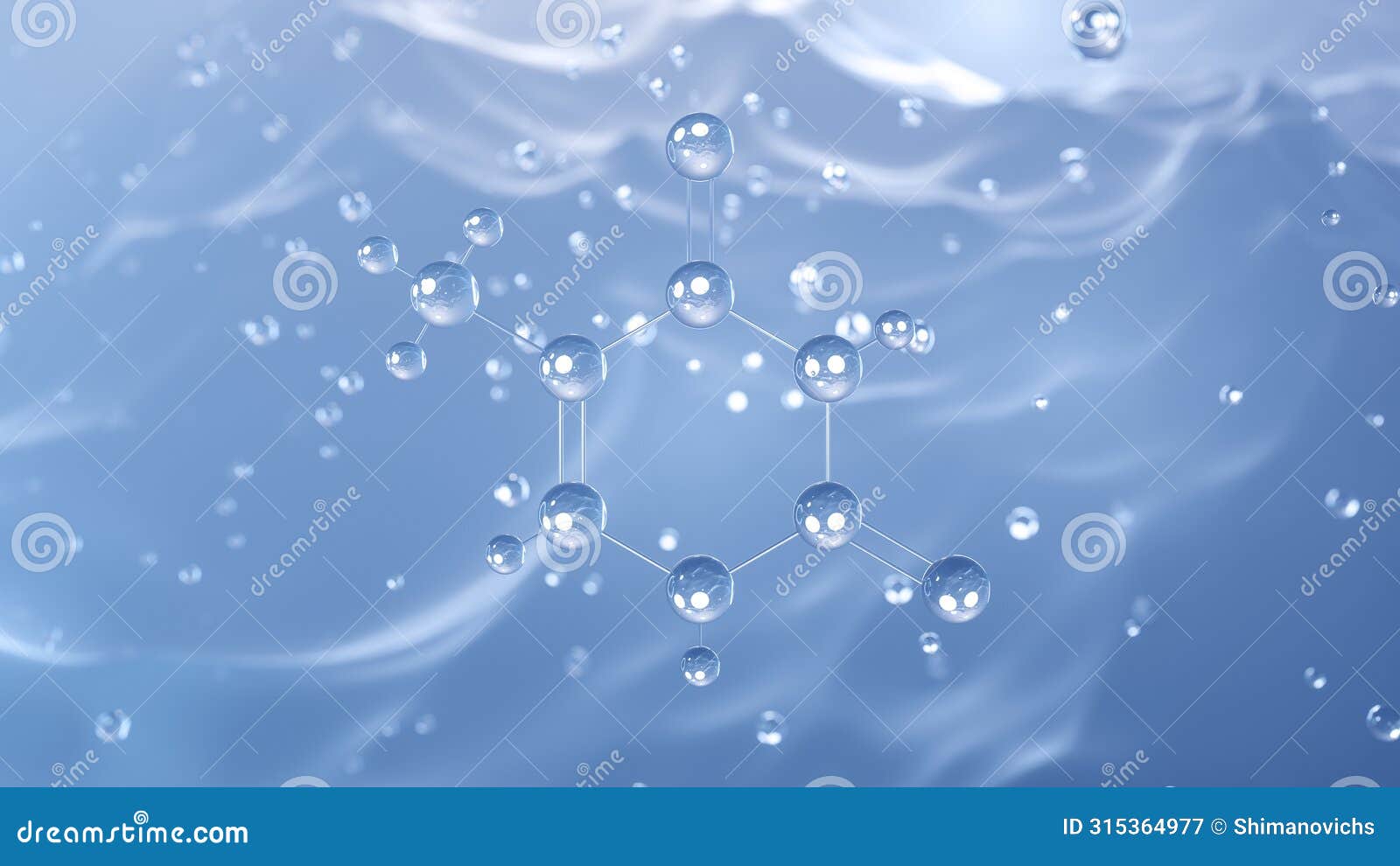 Thymine Molecular Structure, 3d Model Molecule, Nucleobases, Structural ...