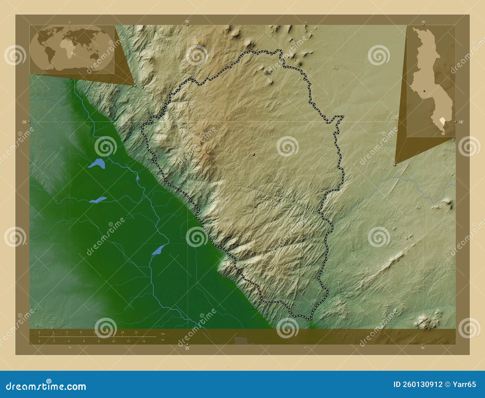 Thyolo, Malawi. Physical. Capital Stock Photo - Image of territory ...