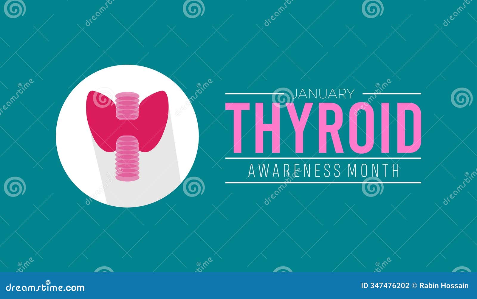 Thyroid Awareness Month Observed Each Year during January. Healthcare ...