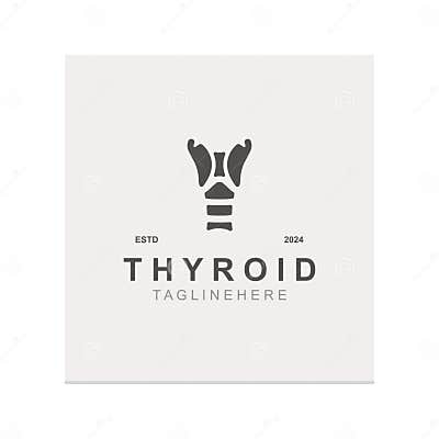 Thyroid Gland Human Endocrine System Structure Logo Thyroid Care Simple ...