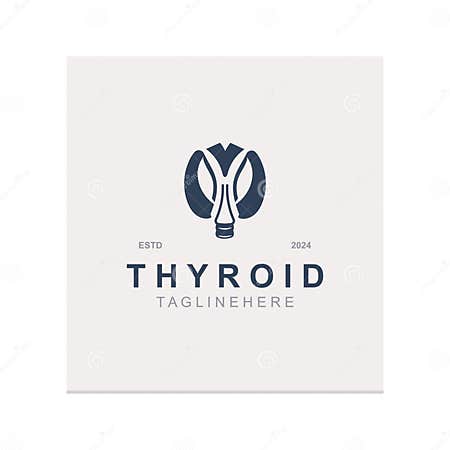 Thyroid Gland Human Endocrine System Structure Logo Thyroid Care Simple ...