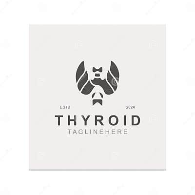 Thyroid Gland Human Endocrine System Structure Logo Thyroid Care Simple ...