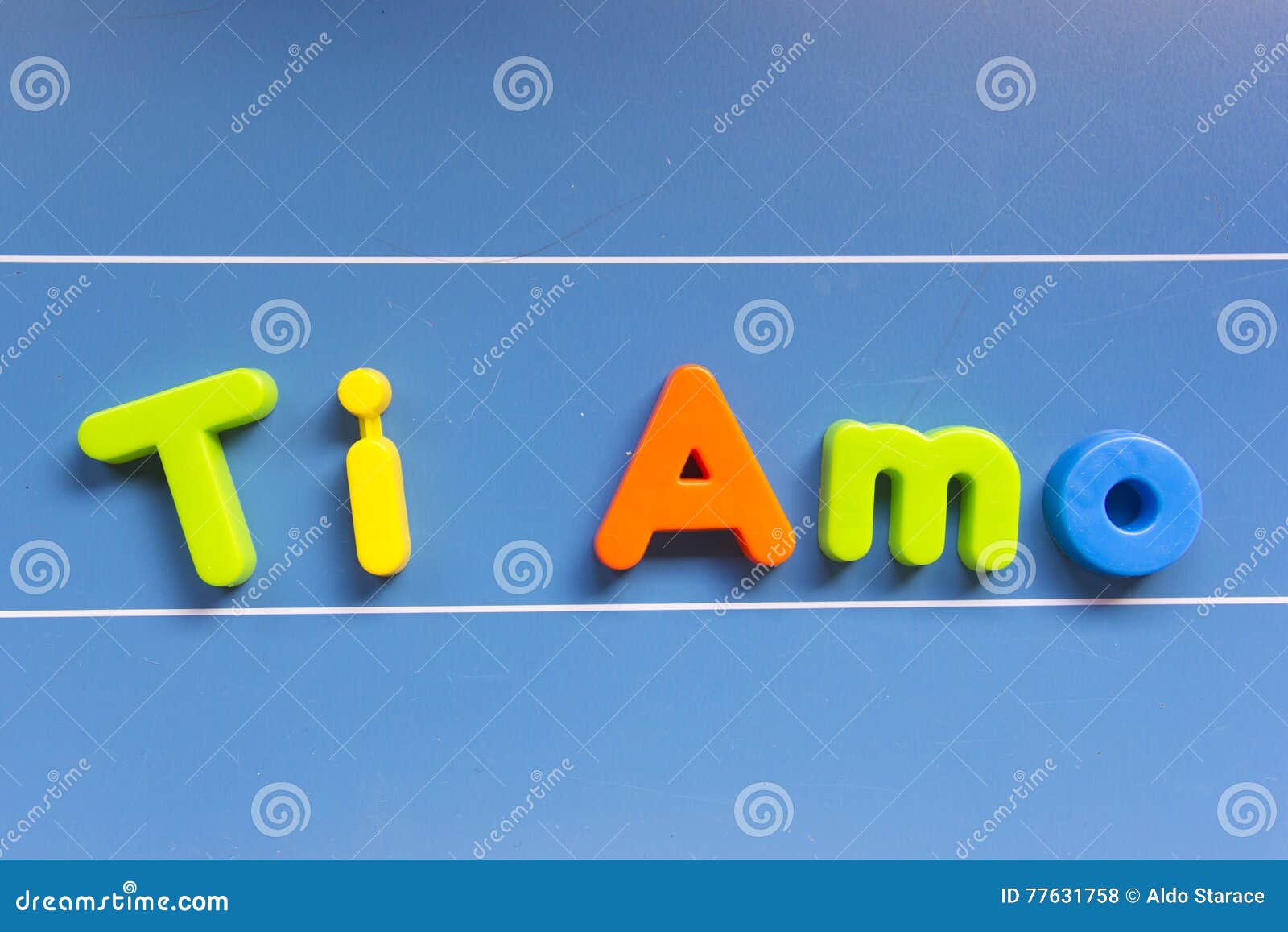 Ti amo stock photo. Image of lover, valentine, italian - 77631758